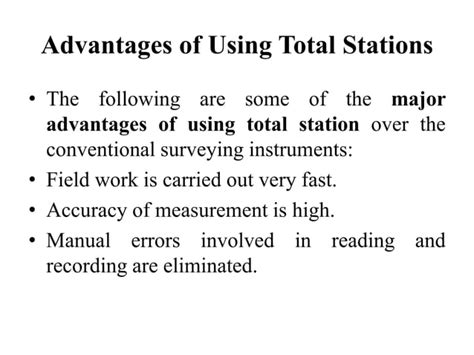 Total Station Surveying Pptx
