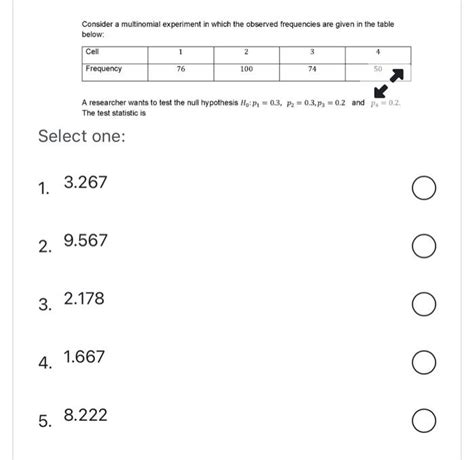 solved consider a multinomial experiment in which the