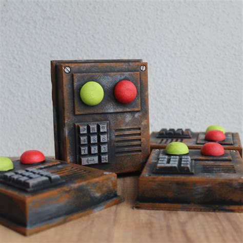 Rust Codelock Life Size 4 10cm Etsy