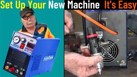 50 Amp Plasma Cutter How To Set It Up Step By Step Youtube