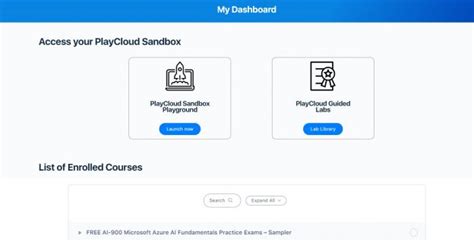 All In Cloud Access Courses Playcloud Sandbox Aws Tutorials Dojo