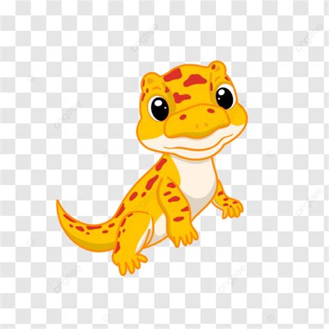 노란색과 빨간색 무늬가 있는 도마뱀붙이 귀엽다 비열한 도마뱀붙이 Png 일러스트 및 Psd 이미지 무료 다운로드 Pngtree