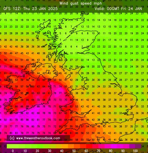 Storm Eowyn Wind Gusts And Track