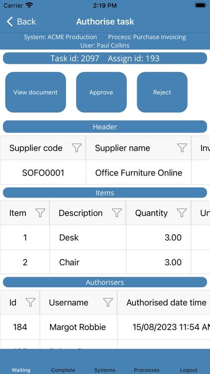 Workflow Mobile Client By Kontrolla