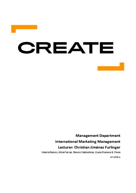 Create Project Pdf