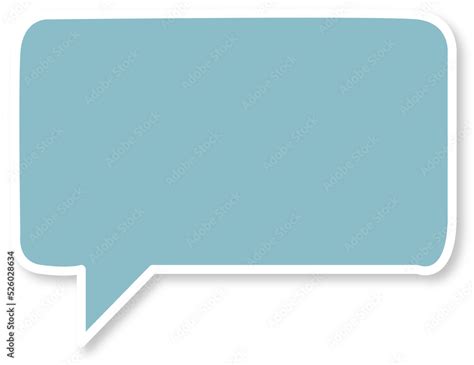Message Box Speech Bubbles Blank Empty Vector Speech Bubbles Cartoon Balloon Word Design Image
