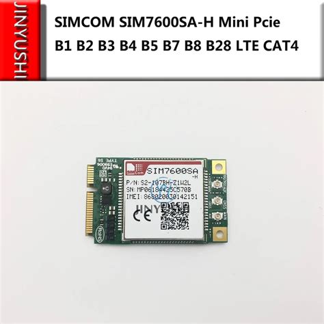 Simcom Sim7600sa H Sim7600 Smt Type Mini Pcie Type Cat4 B1 B2 B3 B4 B5
