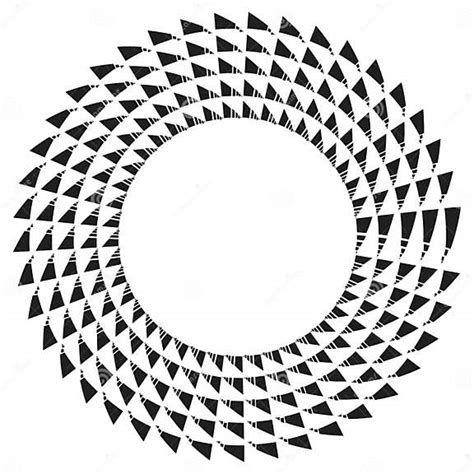 Geometric Abstract Circle Circular Element Vector Stock Vector Illustration Of Radiating