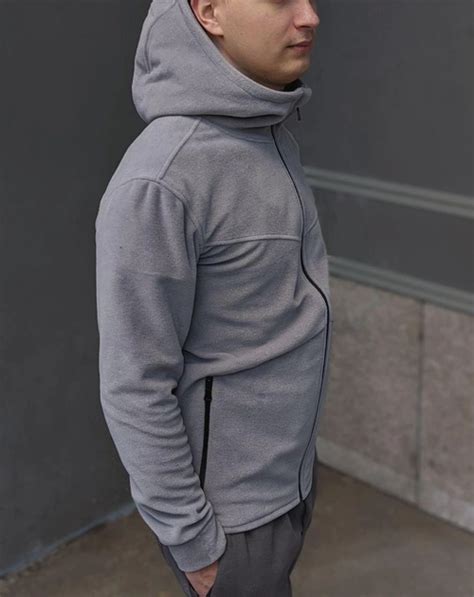 Чоловіча флісова кофта тепла з капішоном Reload Warm M сіра від продавця Bezponta в інтернет