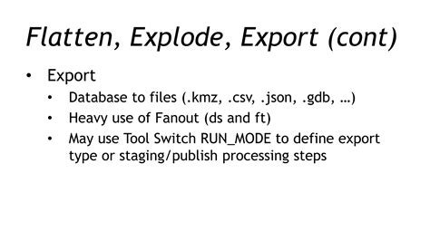 Fme Server Workspace Patterns Continued Ppt