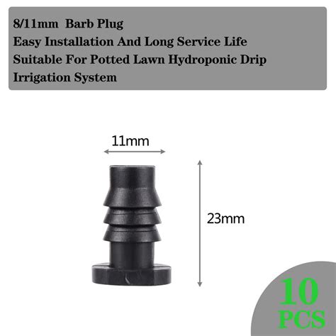 Badu Bg 10 бр Фитинги за напояване на градински маркуч 8 11 мм 3 посочен 4 посочен 3 8 до 1 4