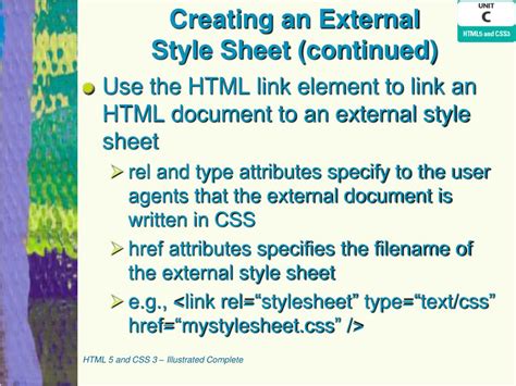 Ppt Html5 And Css3 Illustrated Unit C Getting Started With Css