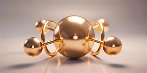 Visual Representation Of Electrons Orbiting Atomic Nucleus In Quantum