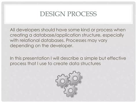Learn Database Design With Mysql Chapter 6 Database Design Process Ppt
