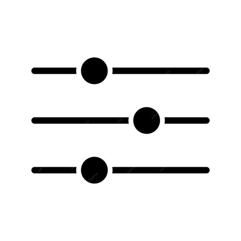 premium vector equalizer icon vector