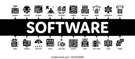 coding system minimal infographic web banner stock vector royalty free