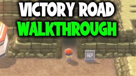 Pokemon Diamond Victory Road Map