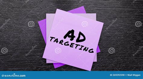 Text Caption Presenting Ad Targeting Word For Target The Most