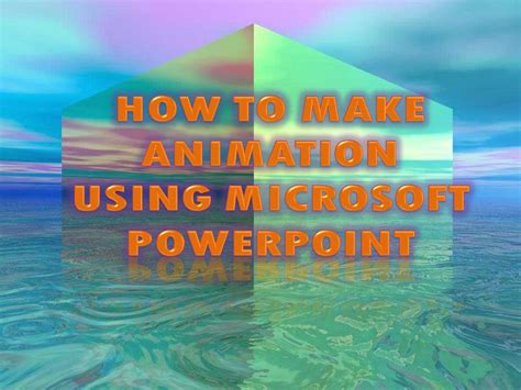 How To Make Animation Using Microsoft Powerpoint Windows 8 Syafikah