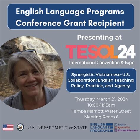 Im Excited To Share That Ive Been Awarded A Conference Grant By English Language Programs
