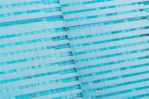 Free Photo Beautiful Exterior Building With Glass Window Pattern Textures