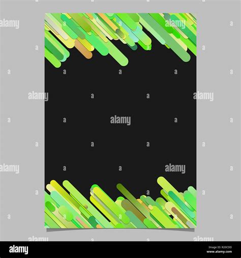 Modern Diagonal Gradient Rounded Stripe Pattern Brochure Background Template Vector Stationery