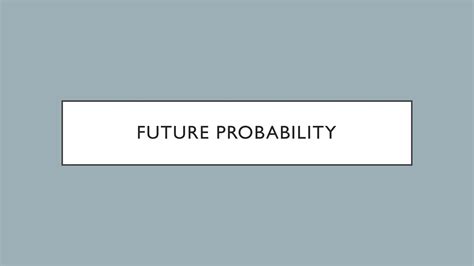 Future Probabilitypdf