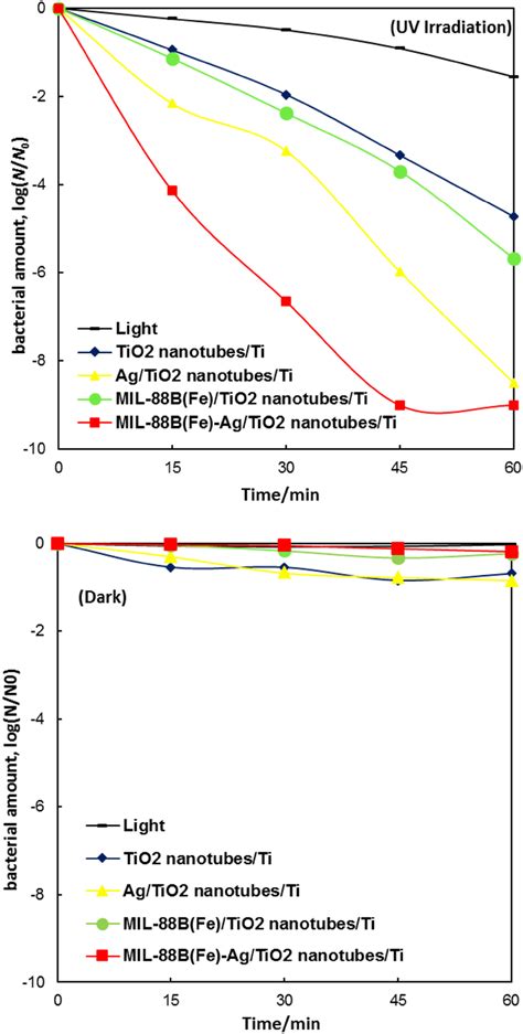 Escherichia Coli Inactivation Over The Fabricated Plates Under Uv