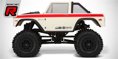 Red RC HPI Crawler King 1973 Ford Bronco