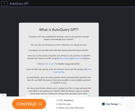 Autoquerygpt Effortless Questioning With Chatgpt Almma Ai