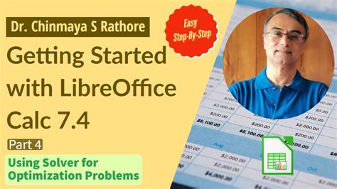 Getting Started With Libreoffice Calc 74 Part 4 Using Solver For