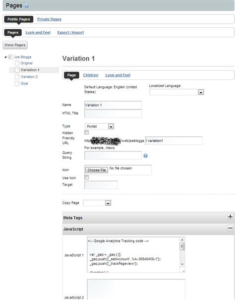 Conducting A B Testing Using Google Content Experiments With Liferay