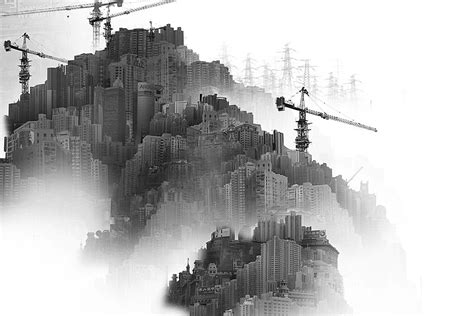 Yang Yongliangs Works Fuse The Traditional And The Contemporary On Whitestone Gallery