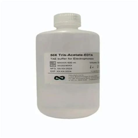 50x Tris Acetate Edta Tris Buffer Solution At ₹ 570 Piece Tris Buffer In Bengaluru Id