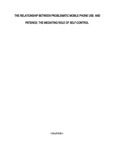 1 12 Chapter 1 2 3 5 Pdf Self Control Self Management