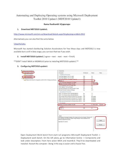 pdf automating and deploying operating systems using microsoft