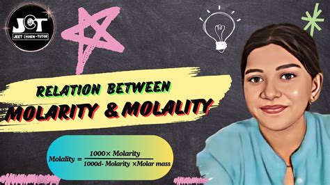 In 5 Min Relation Between Molarity And Molality Youtube