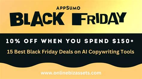 15 Best Appsumo Ai Writer Black Friday Deals Online Biz Assets