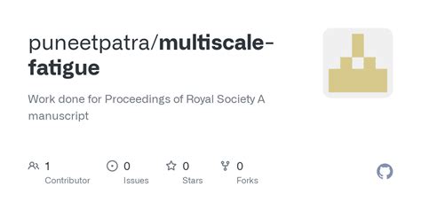 Github Puneetpatramultiscale Fatigue Work Done For Proceedings Of Royal Society A Manuscript