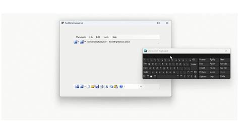 A11y NET Core WinForms ToolStripContainer Bottomtool Bar Usability