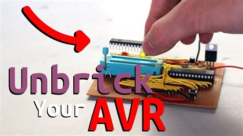 Unbrick Your Microcontroller High Voltageparallel Atmega Programming