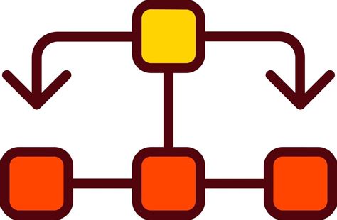 Flow Chart Vector Icon 15568621 Vector Art At Vecteezy