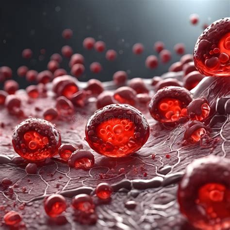 Eritrocitos En La Sangre En La Vena Stock De Ilustración Ilustración De Eritrocitos Sangre