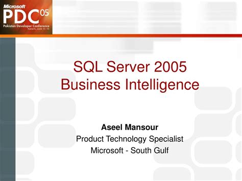 Ppt Sql Server 2005 Business Intelligence Powerpoint Presentation