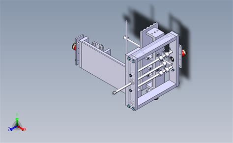 3轴数控钻床 Step 模型图纸下载 懒石网