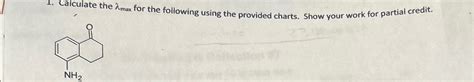 Solved Calculate the λmax for the following using the Chegg