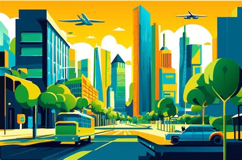 Urban Regeneration Project Vector Illustration Premium Ai Generated Vector