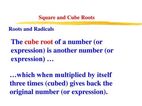Radicals Also Called Roots Are Directly Related To Exponents Ppt Download