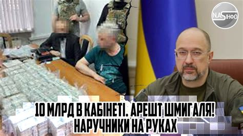 10 млрд в кабінеті Арешт Шмигаля Наручники на руках ЗАМІНА уже в Раді Ющенко уже в
