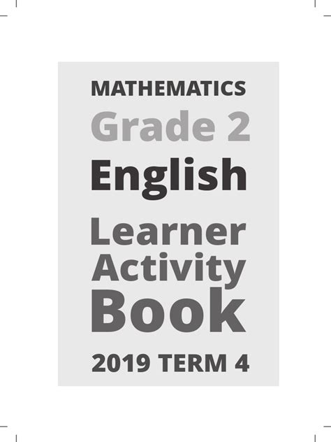 Grade 2 Maths Term 4 Activities Pdf Shape Rectangle